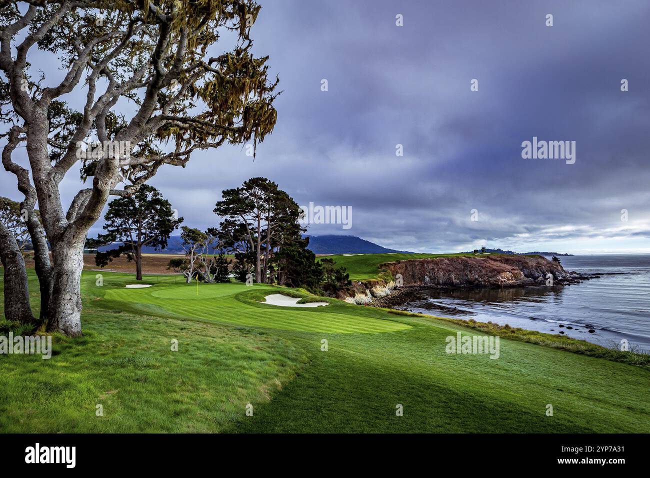 Pebble Beach golf course, Monterey, California, usa Stock Photo - Alamy