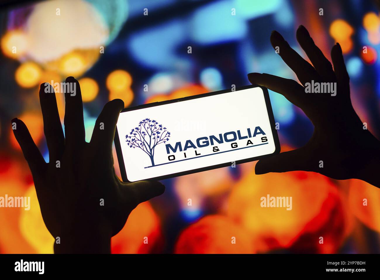Magnolia logo hi-res stock photography and images - Alamy