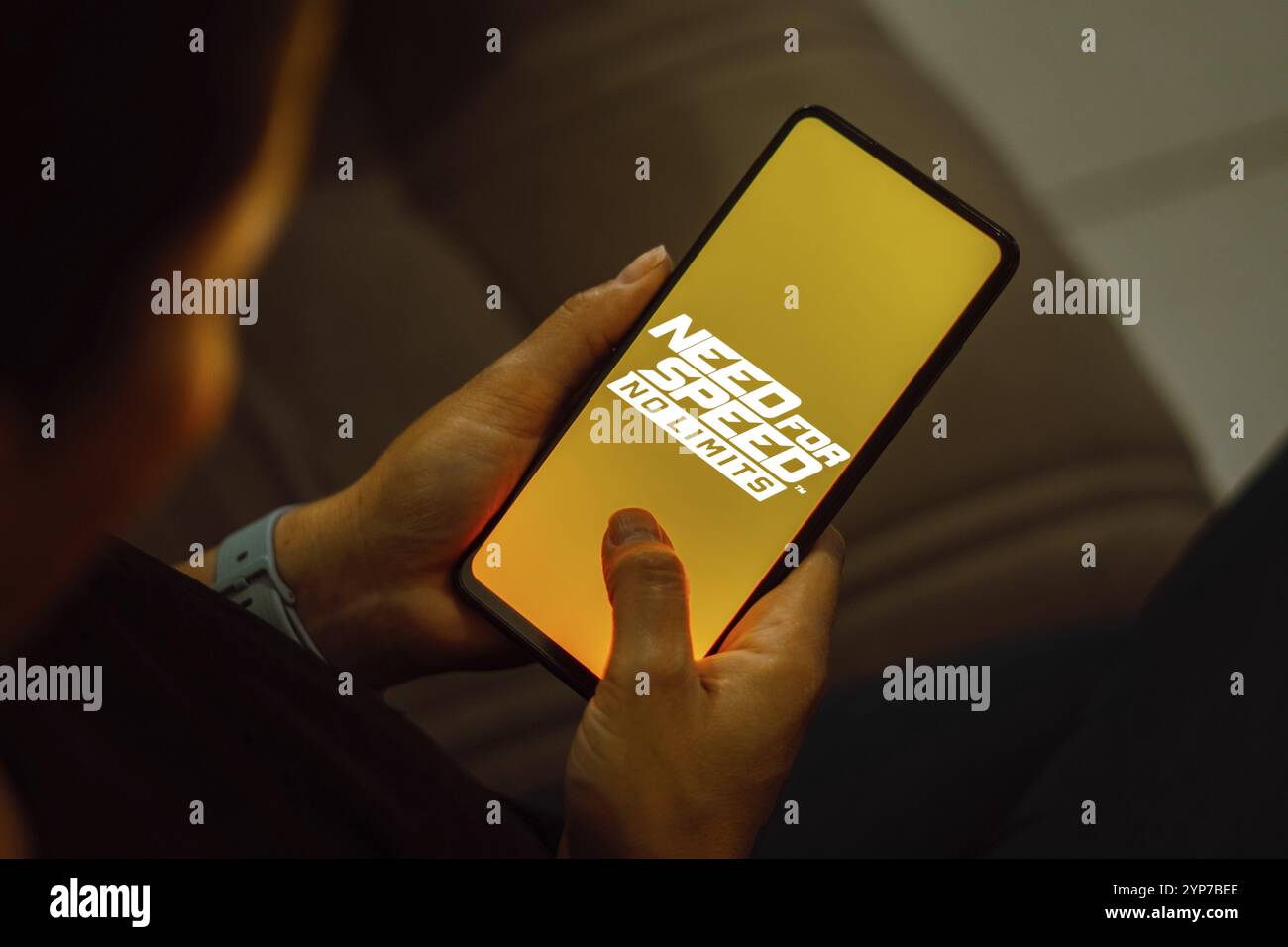 In this photo illustration, the Need for Speed: No Limits logo is ...