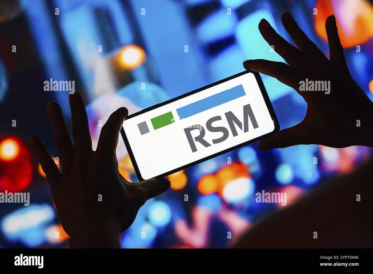 In this photo illustration, the RSM International logo is displayed on ...