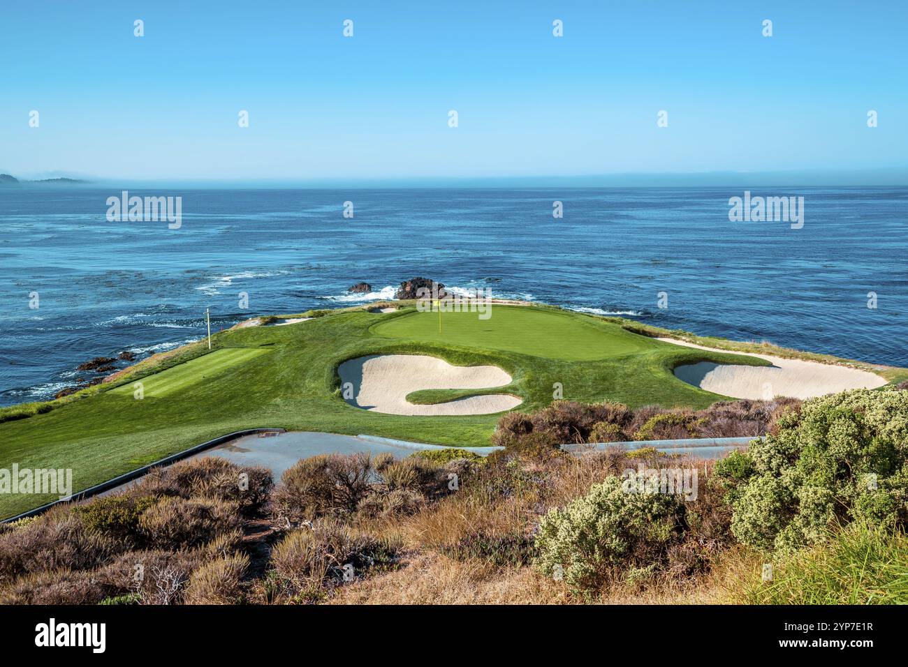 Pebble Beach golf course, Monterey, California, usa Stock Photo - Alamy
