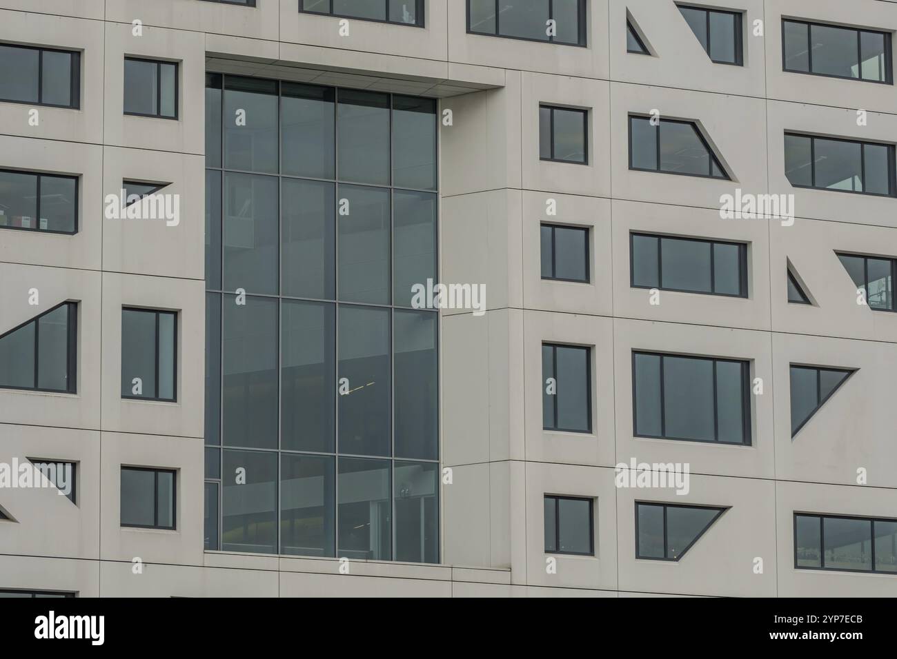 Partial view of the ultra-modern Dutch office towers Stock Photo - Alamy