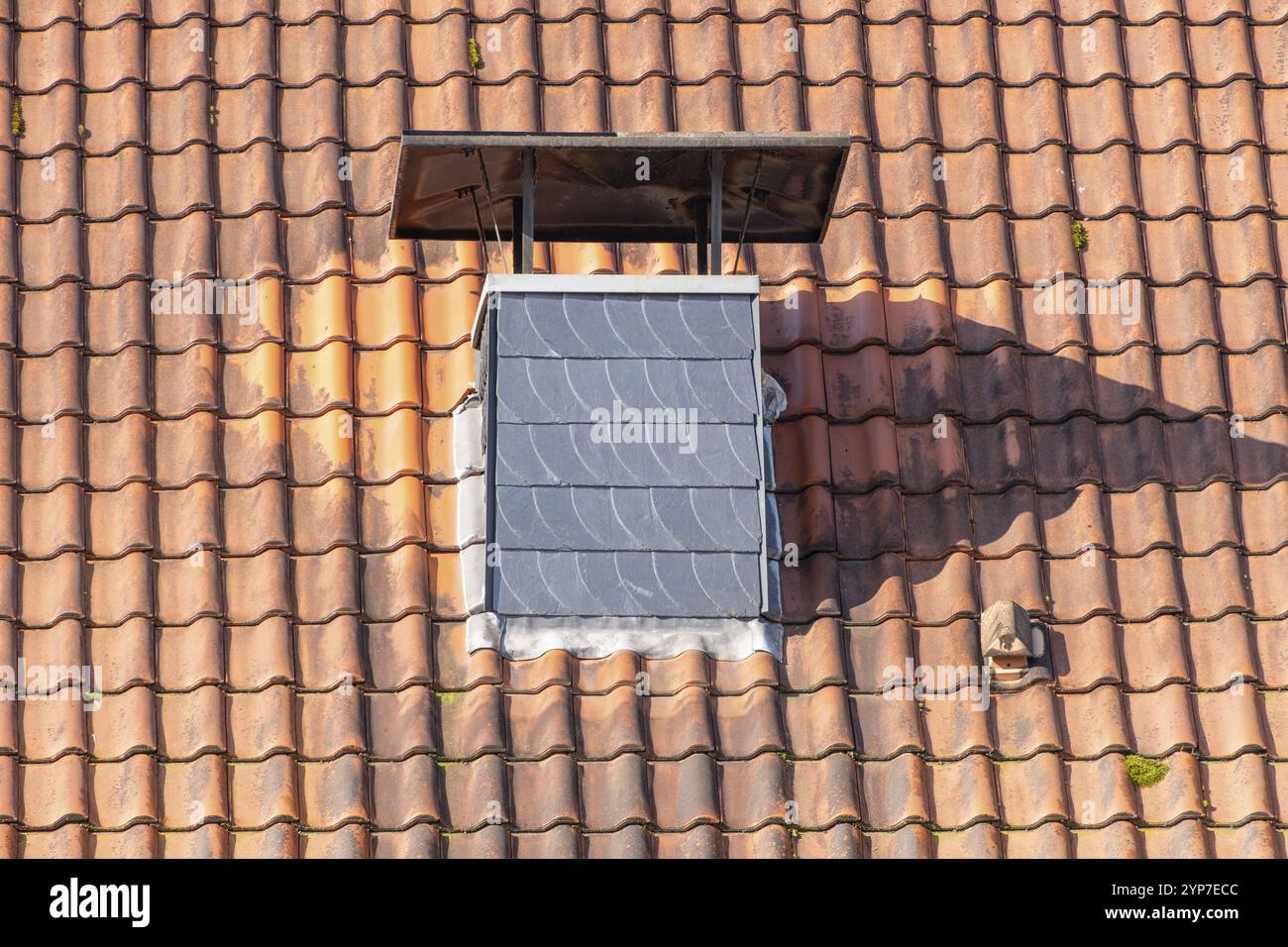 Roof chimney tile roof ridge hi-res stock photography and images - Alamy