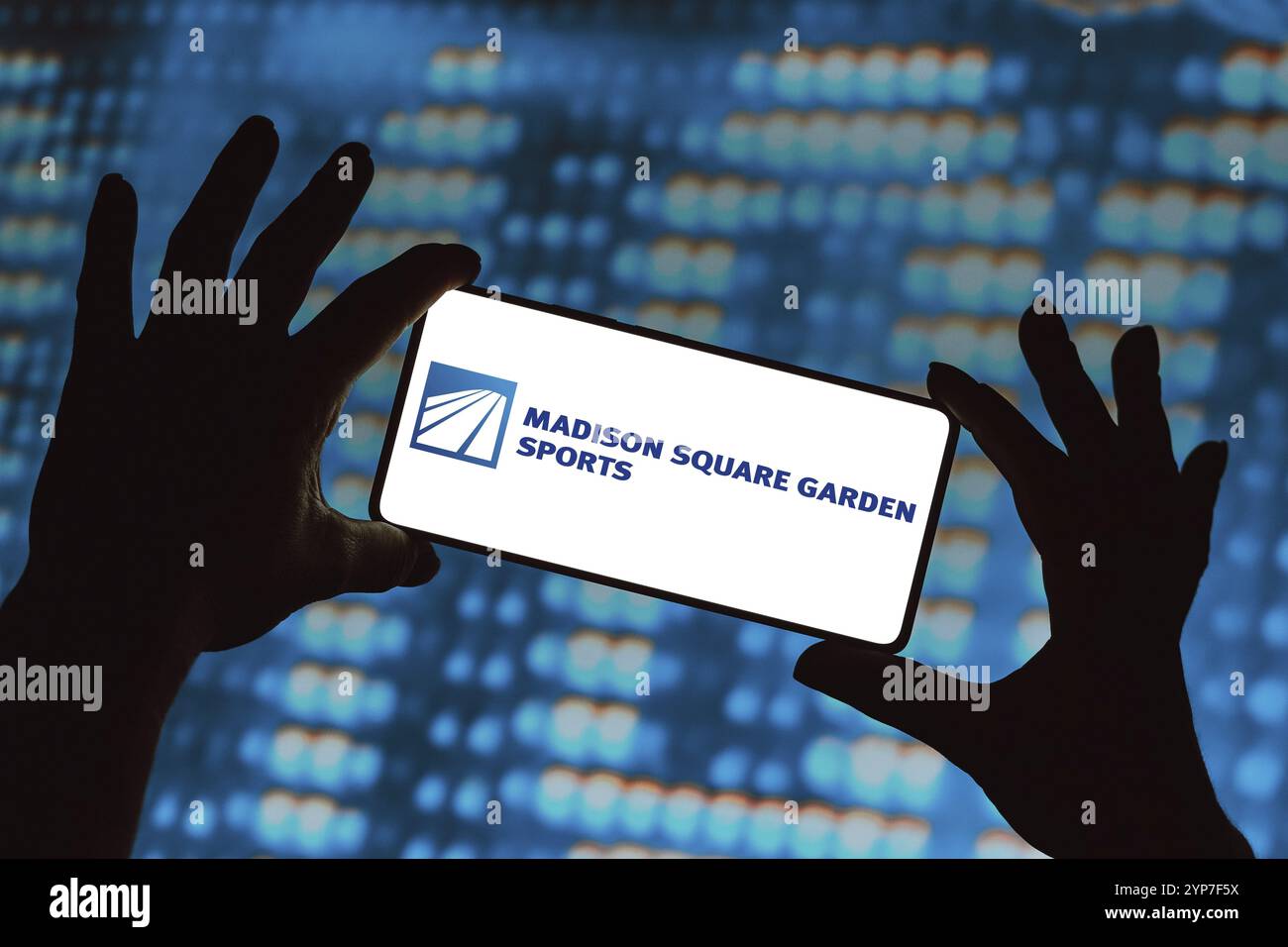 In this photo illustration, the Madison Square Garden Sports (MSG ...