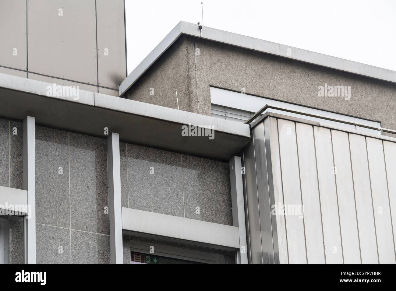 Facade of an office building from the 60s Stock Photo - Alamy