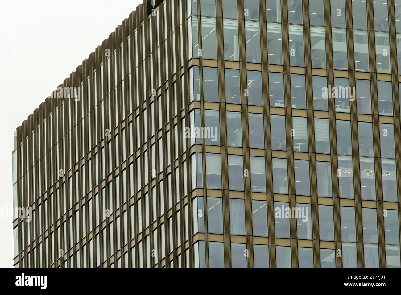 Partial view of the ultra-modern Dutch office towers Stock Photo - Alamy