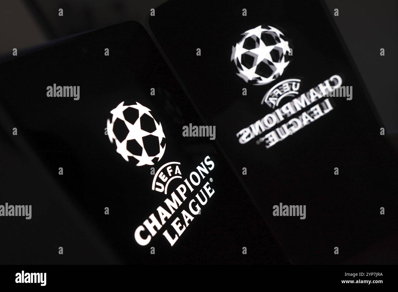 May 6, 2024, Brazil. In this photo illustration, the UEFA Champions ...