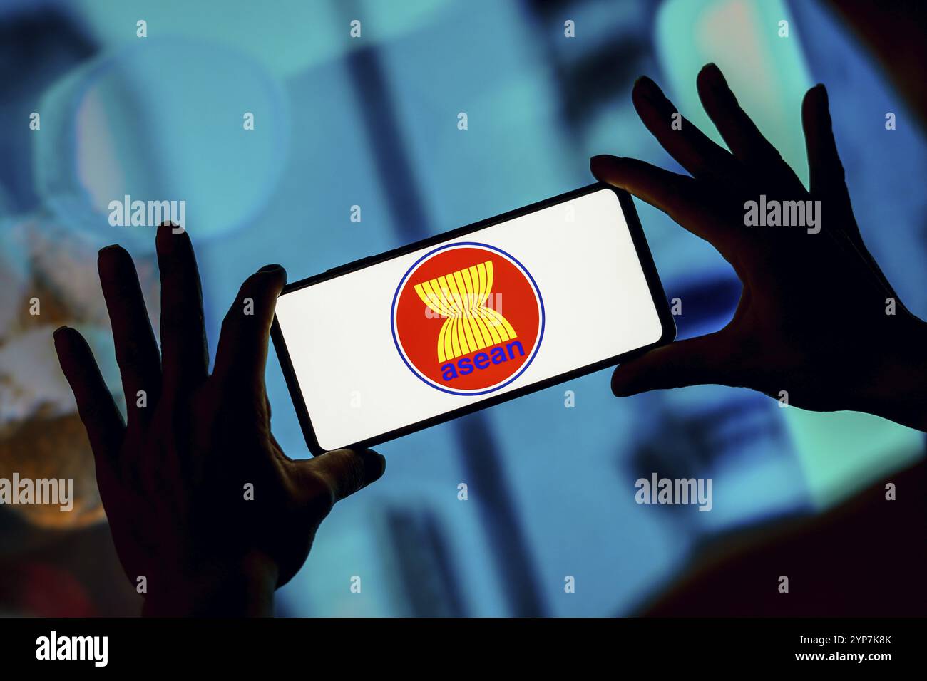 In this photo illustration, the Association of Southeast Asian Nations ...