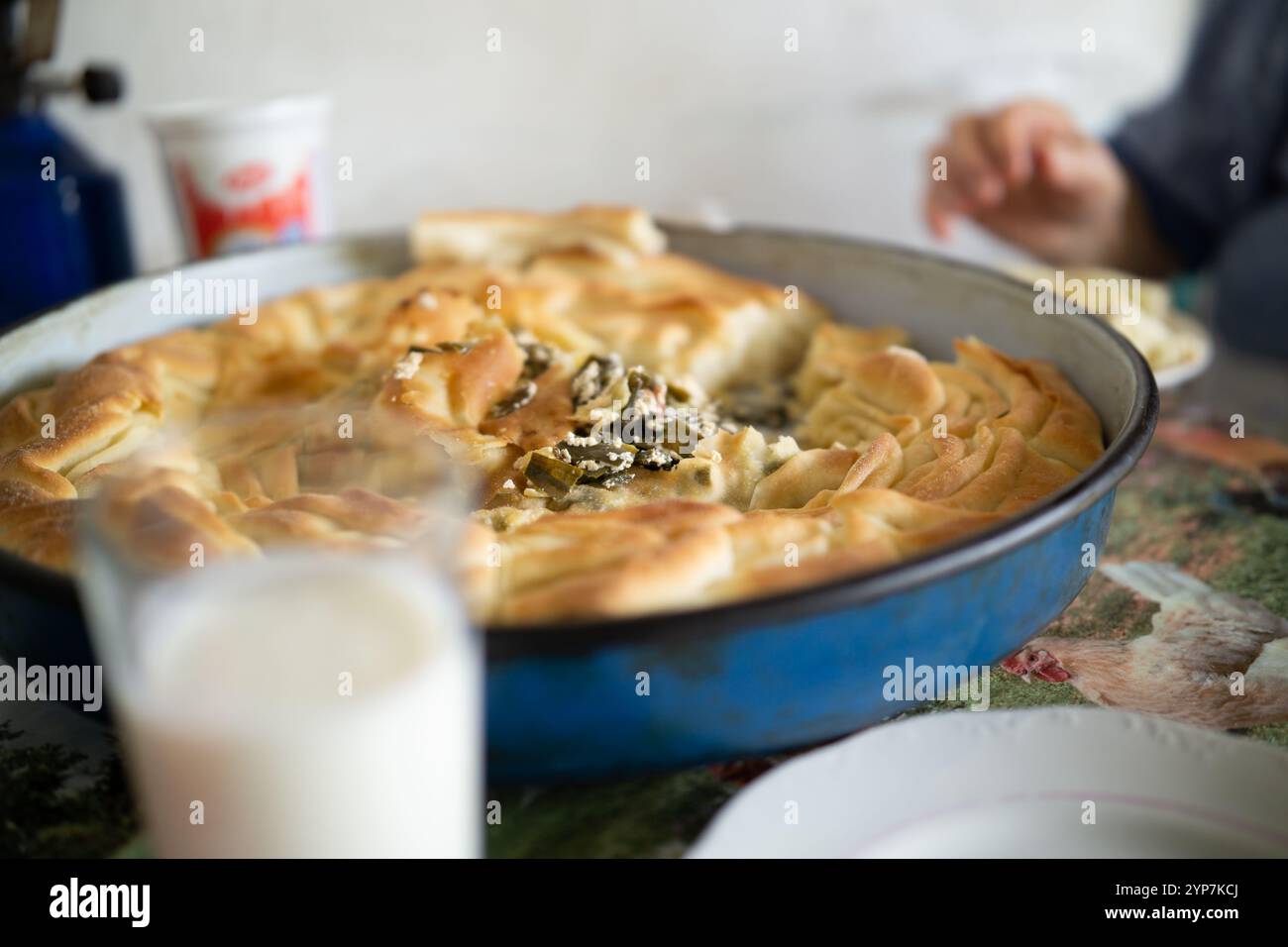 Traditional homemade pie close up Stock Photo - Alamy
