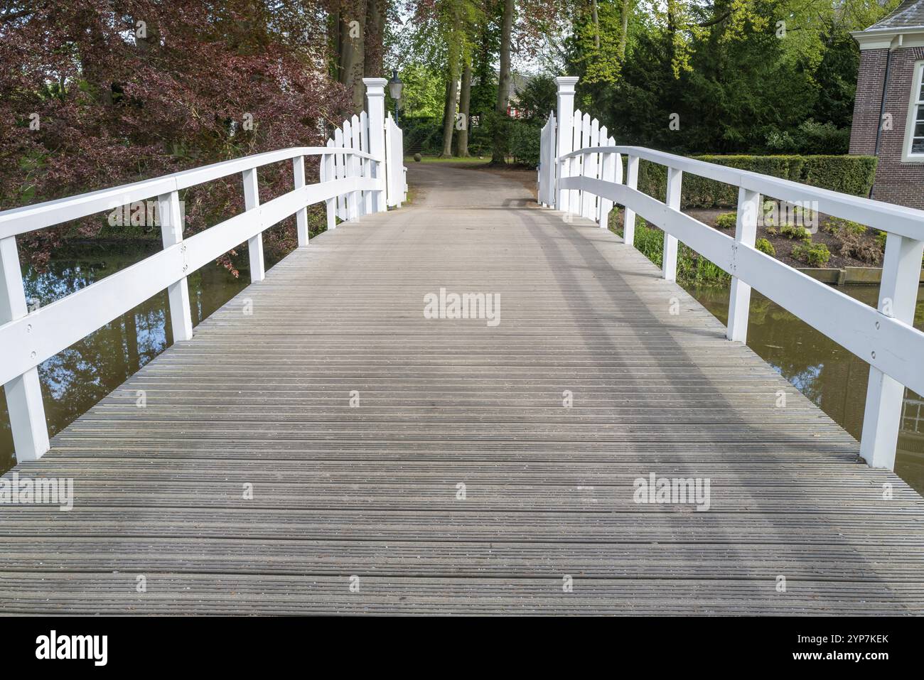 Wood stone pedestrian bridge on hi-res stock photography and images - Alamy