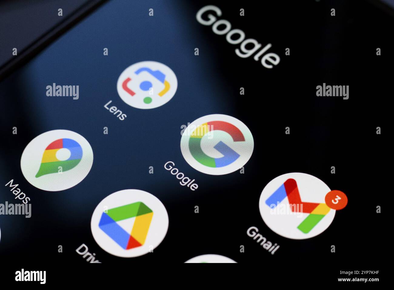 In this photo illustration, Google, Google Lens, Gmail, Maps and Drive ...