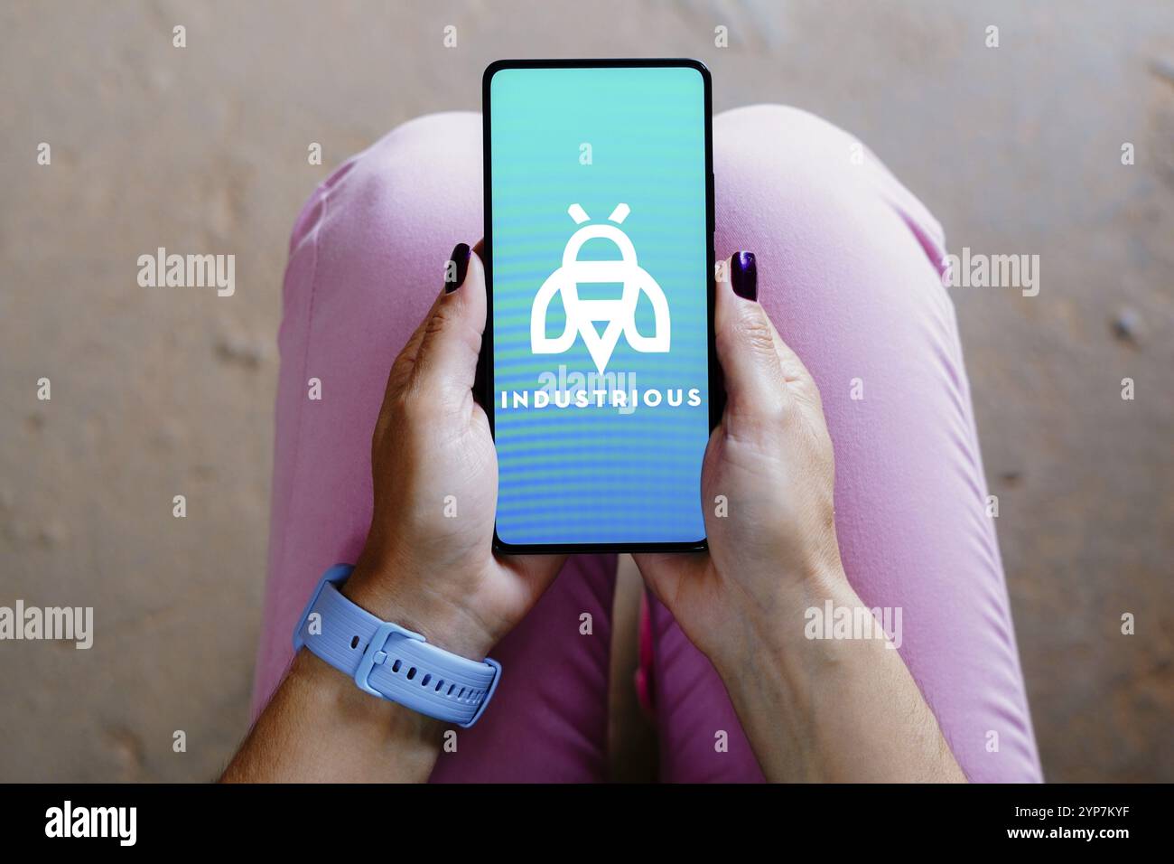 Industrious logo hi-res stock photography and images - Alamy