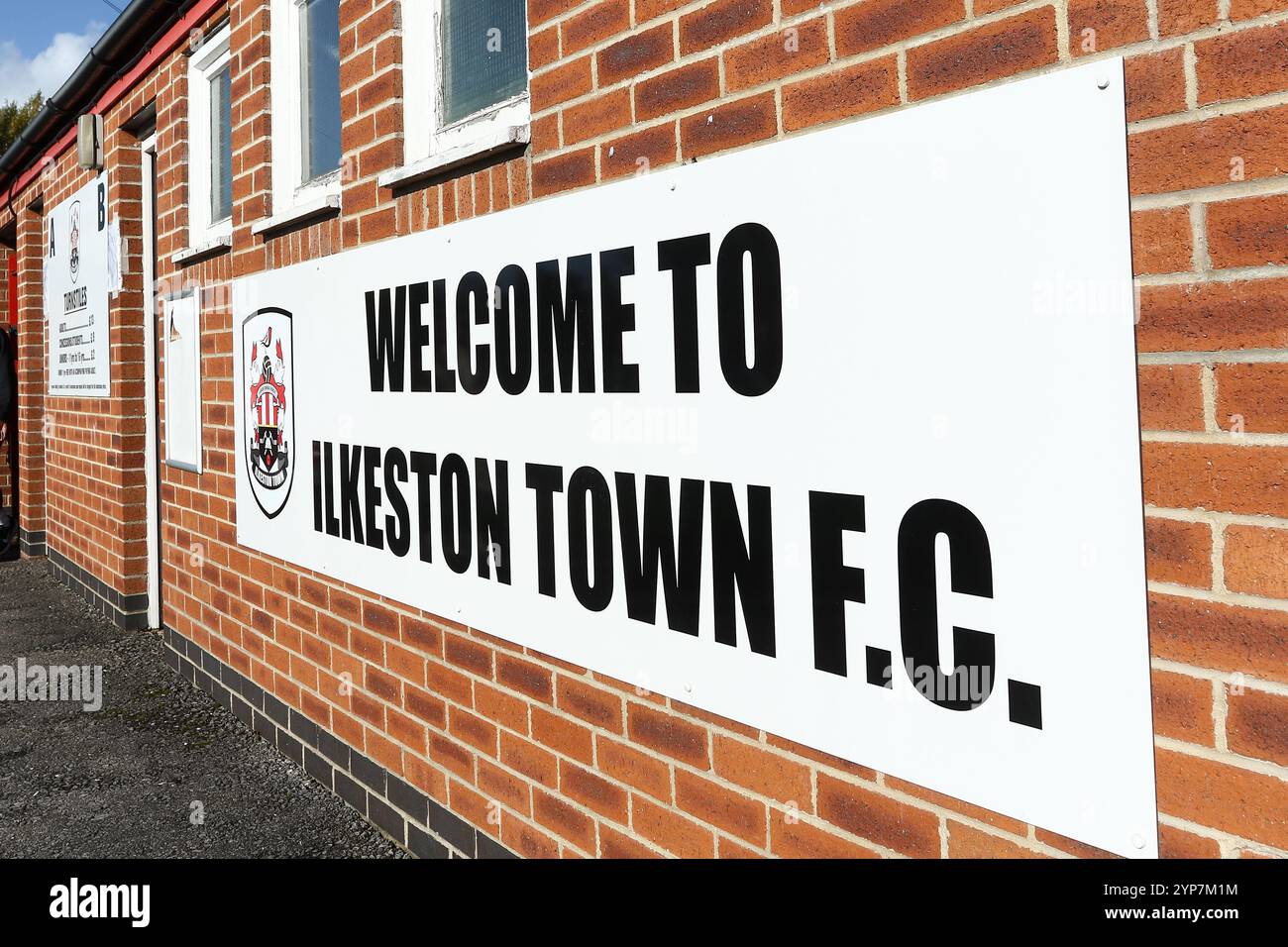 Wolverhampton, UK, 19th October 2024. Main entrance of New Manor Ground ...