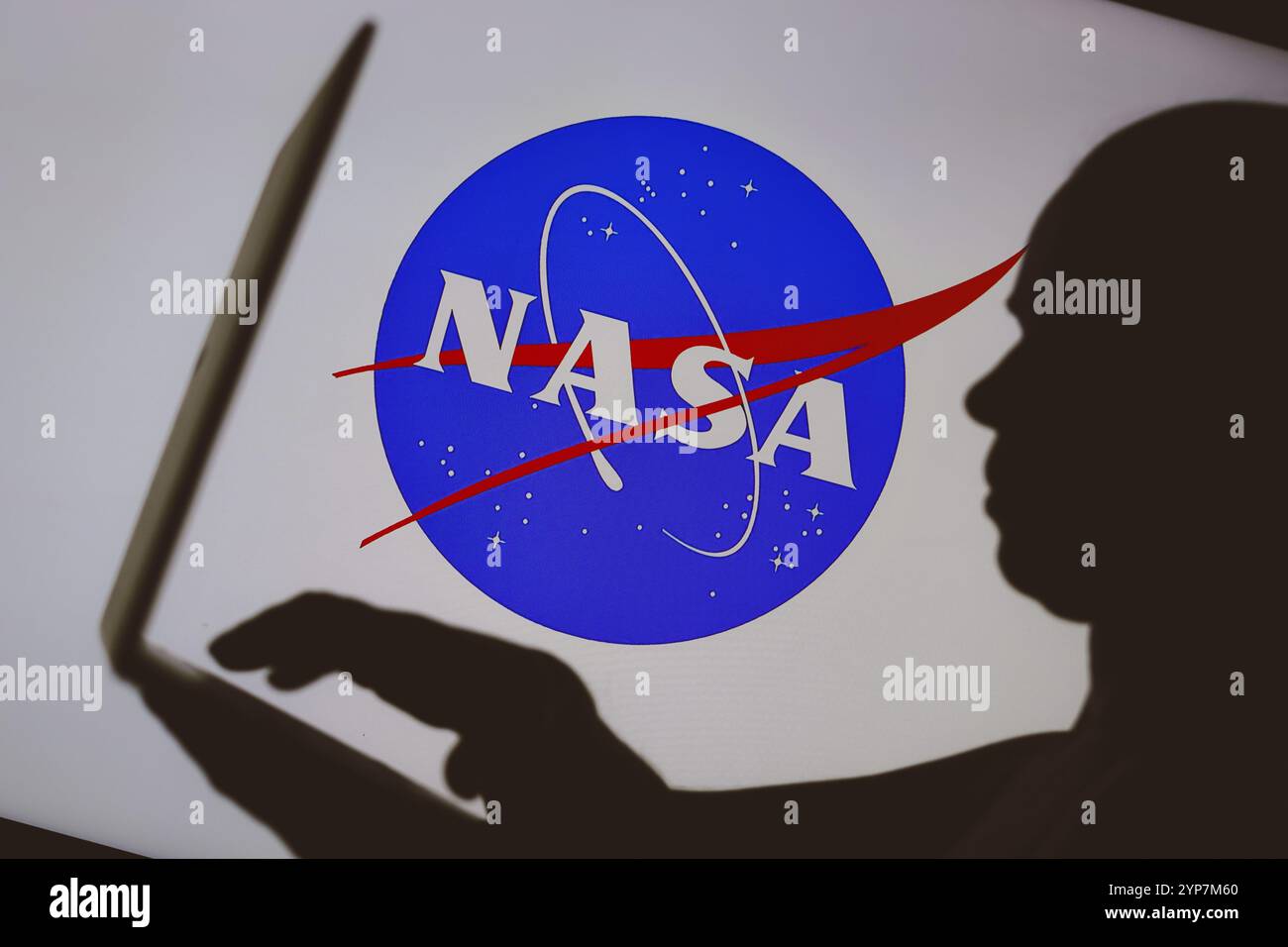 In this photo illustration, the National Aeronautics and Space ...
