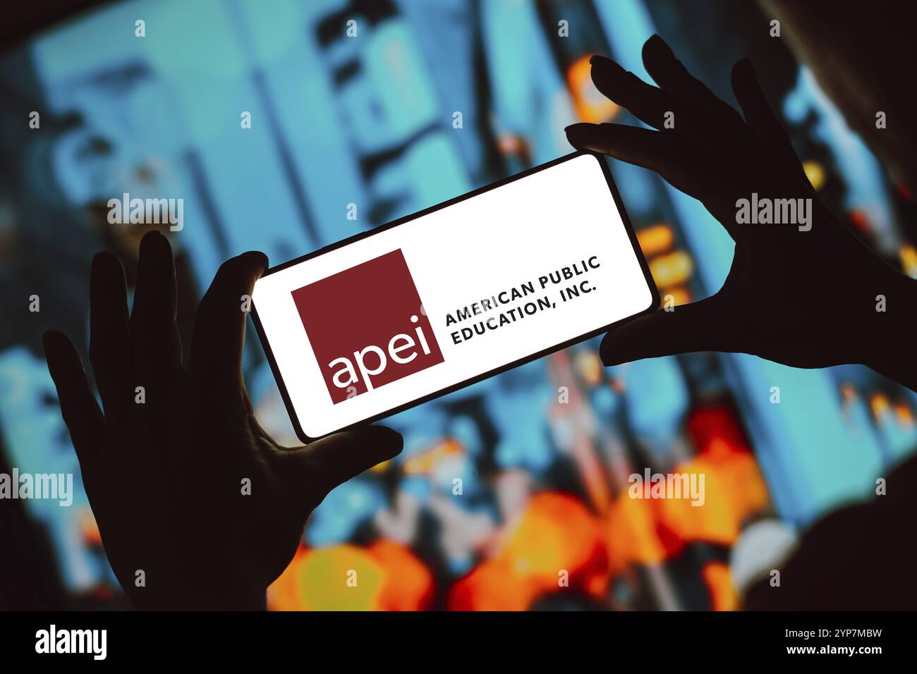 (APEI) logo is displayed on a smartphone screen Stock Photo - Alamy