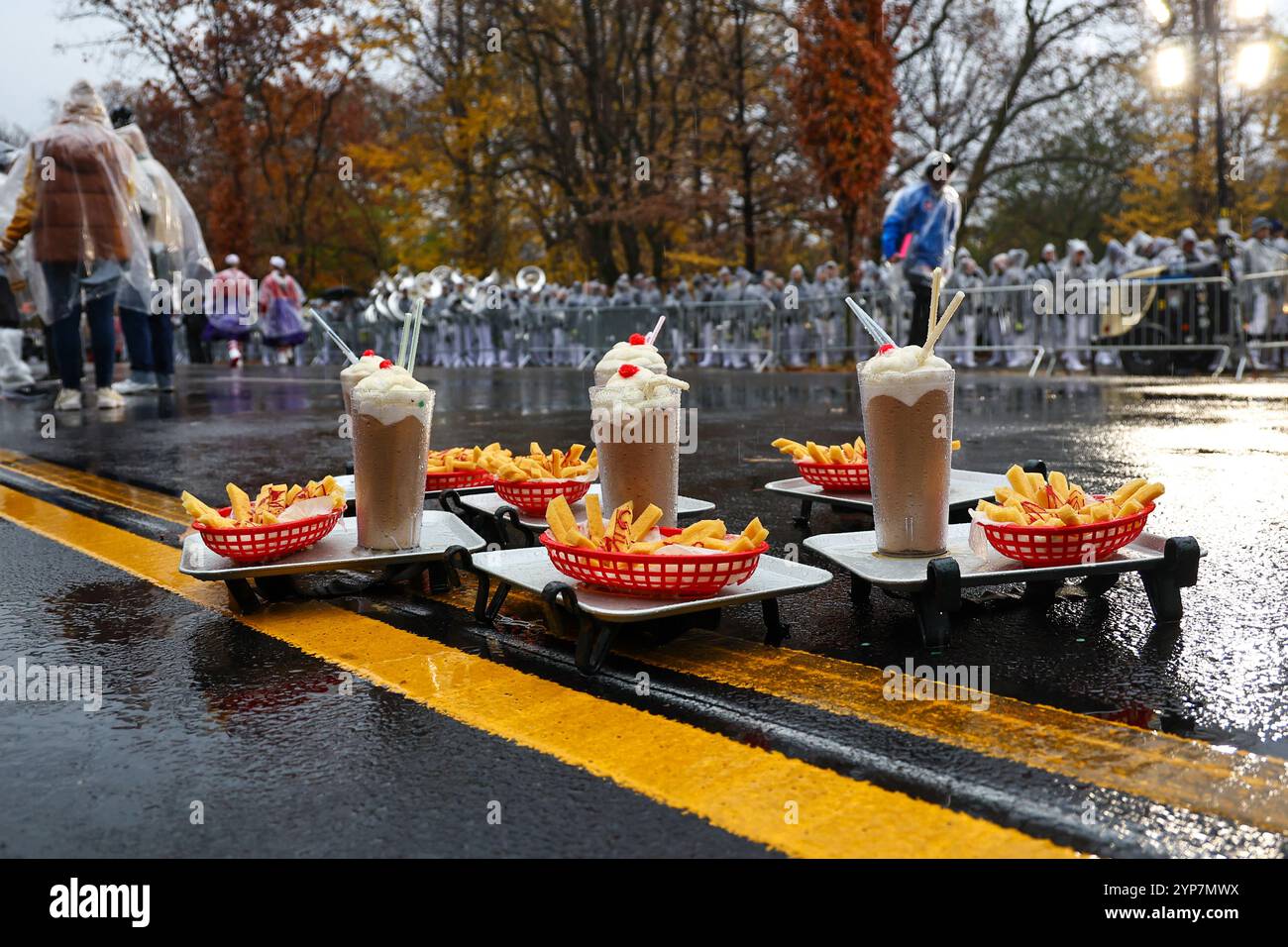 The Malt Shop Clowns left a tray of goodies on Central Park West during ...