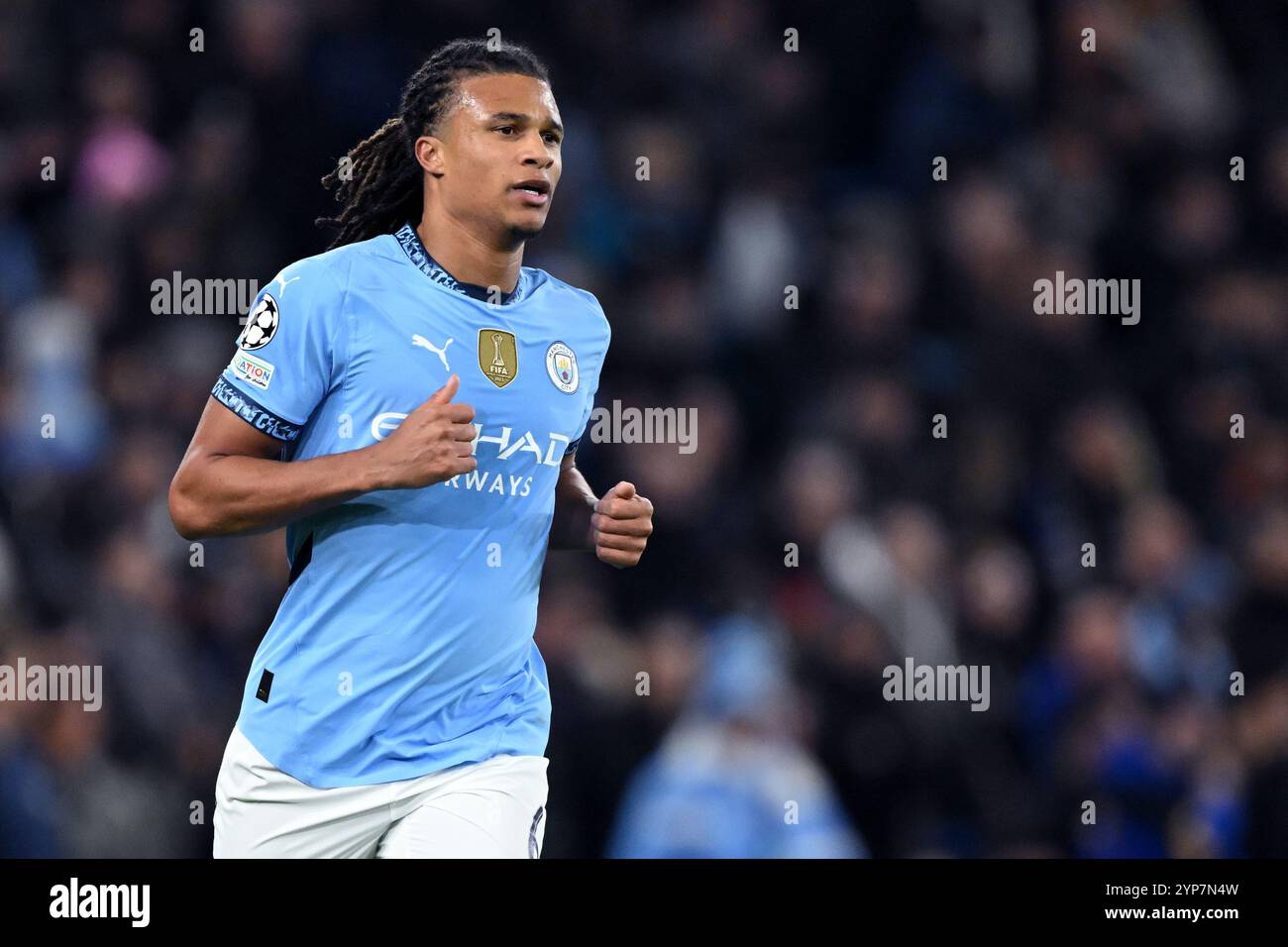 MANCHESTER - Nathan Ake of Manchester City FC during the UEFA Champions ...