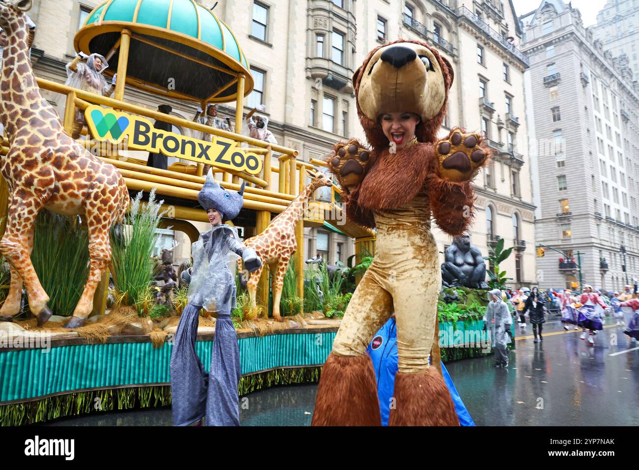 A performer gestures for the camera from The Bronx Zoo’s Wondrous World ...