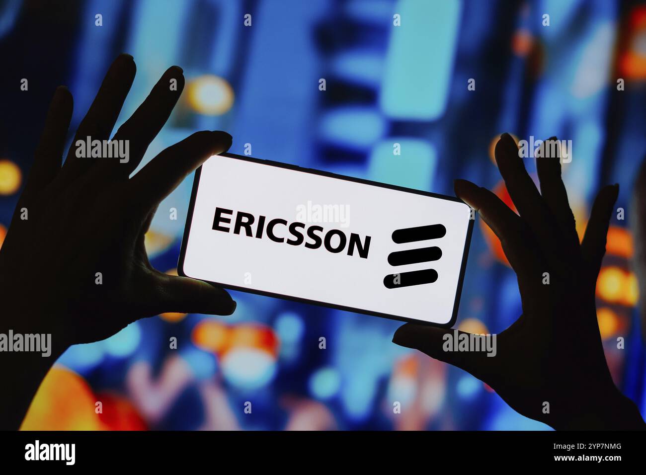 Ericsson logo hi-res stock photography and images - Alamy