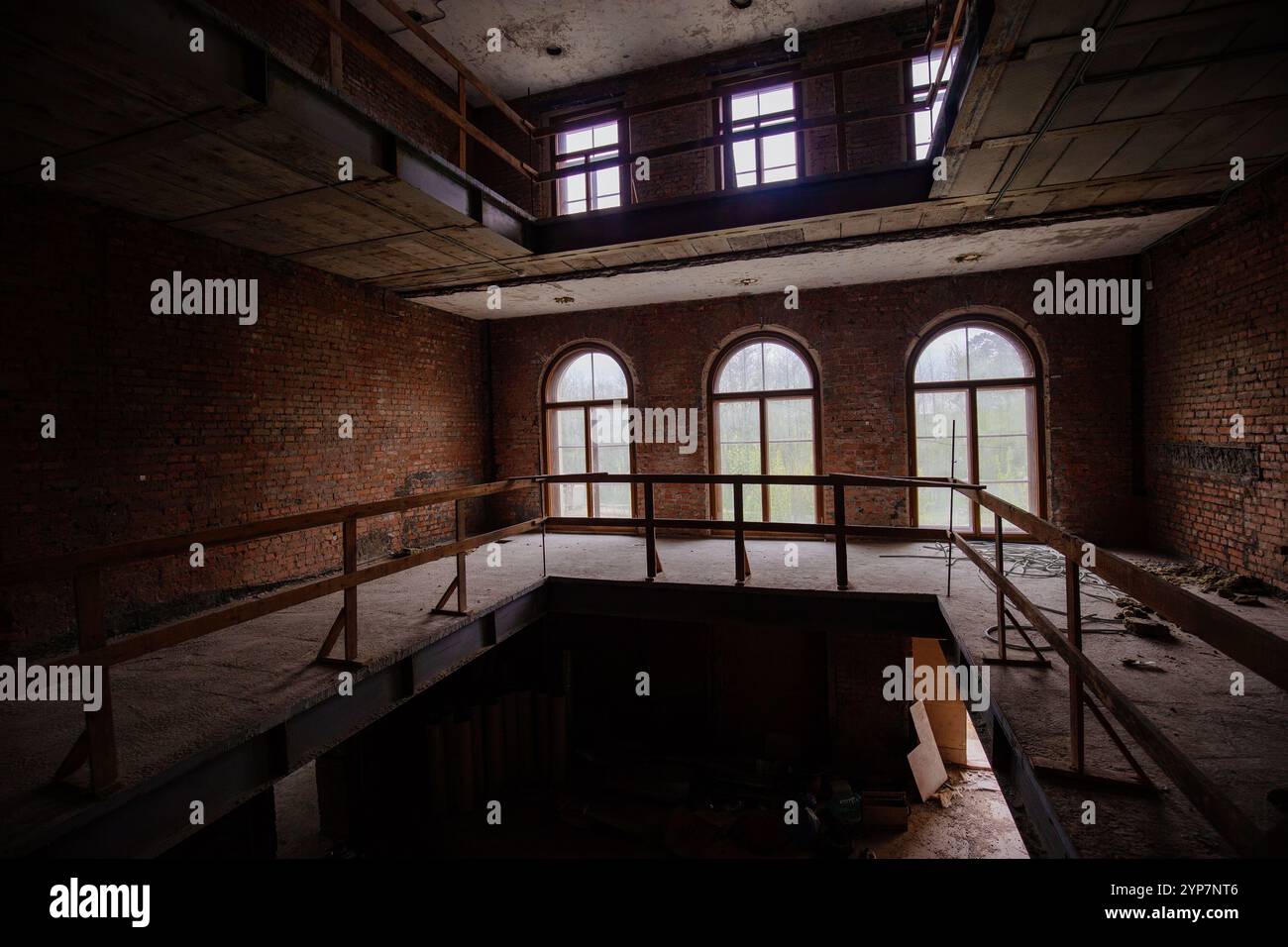 Old ruined abandoned Palace of the Grand Prince Mikhail Nikolaevich ...