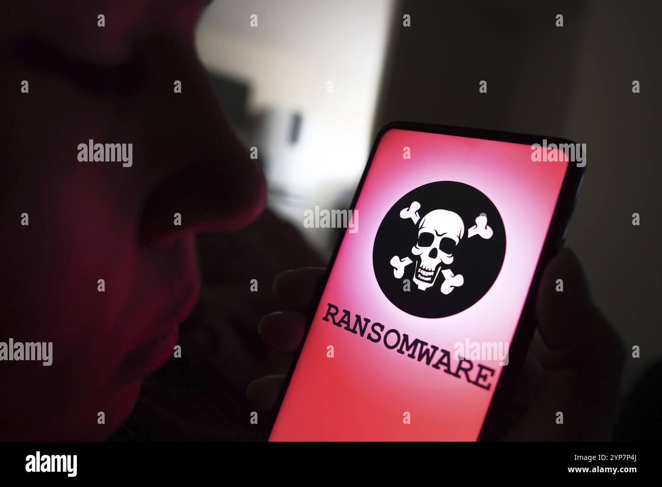 Ransomware is a type of personal data hijacking malware Stock Photo - Alamy