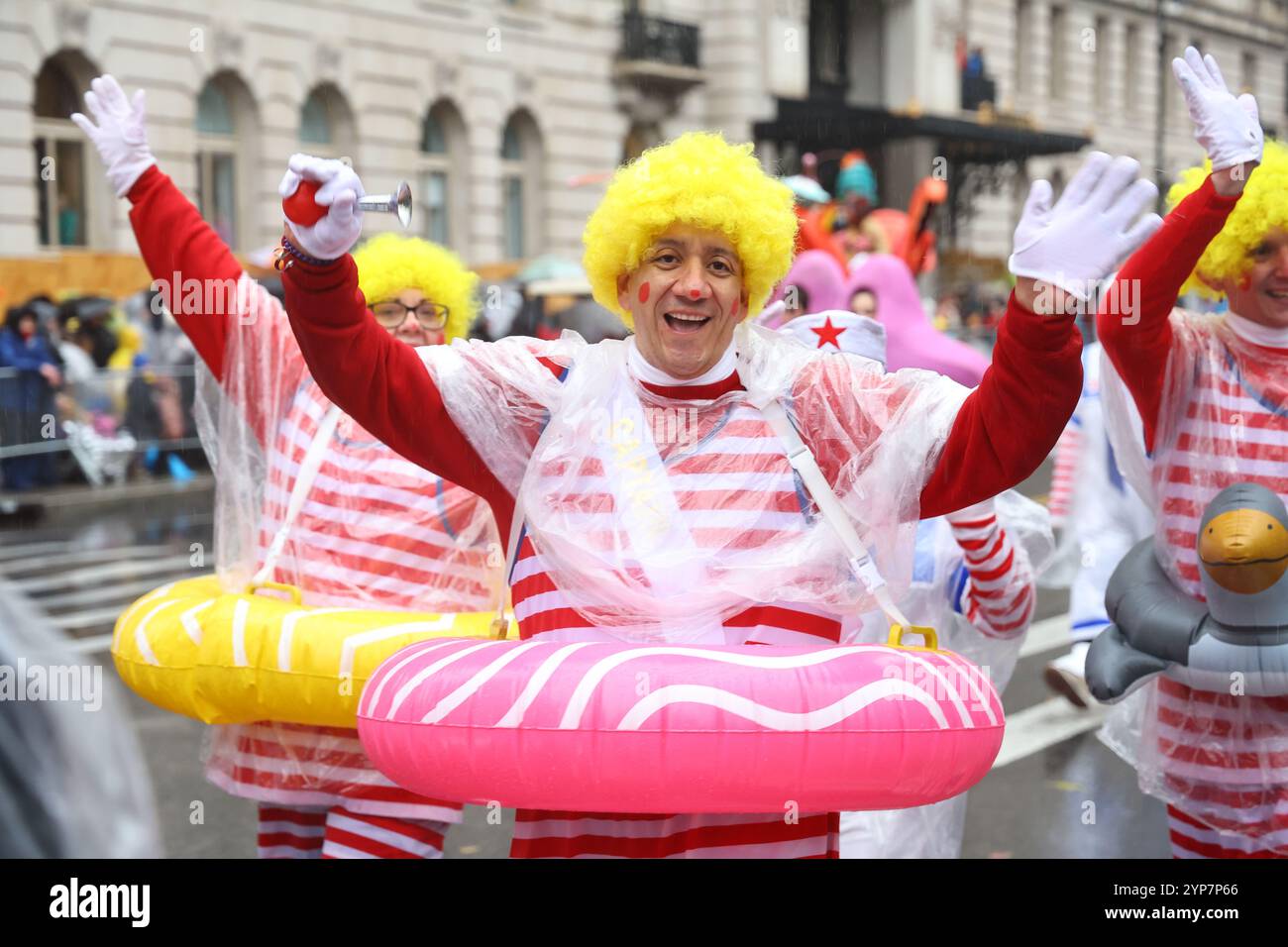 The Silly Seaside Clowns & Sailors entertain the crowds on Central Park ...