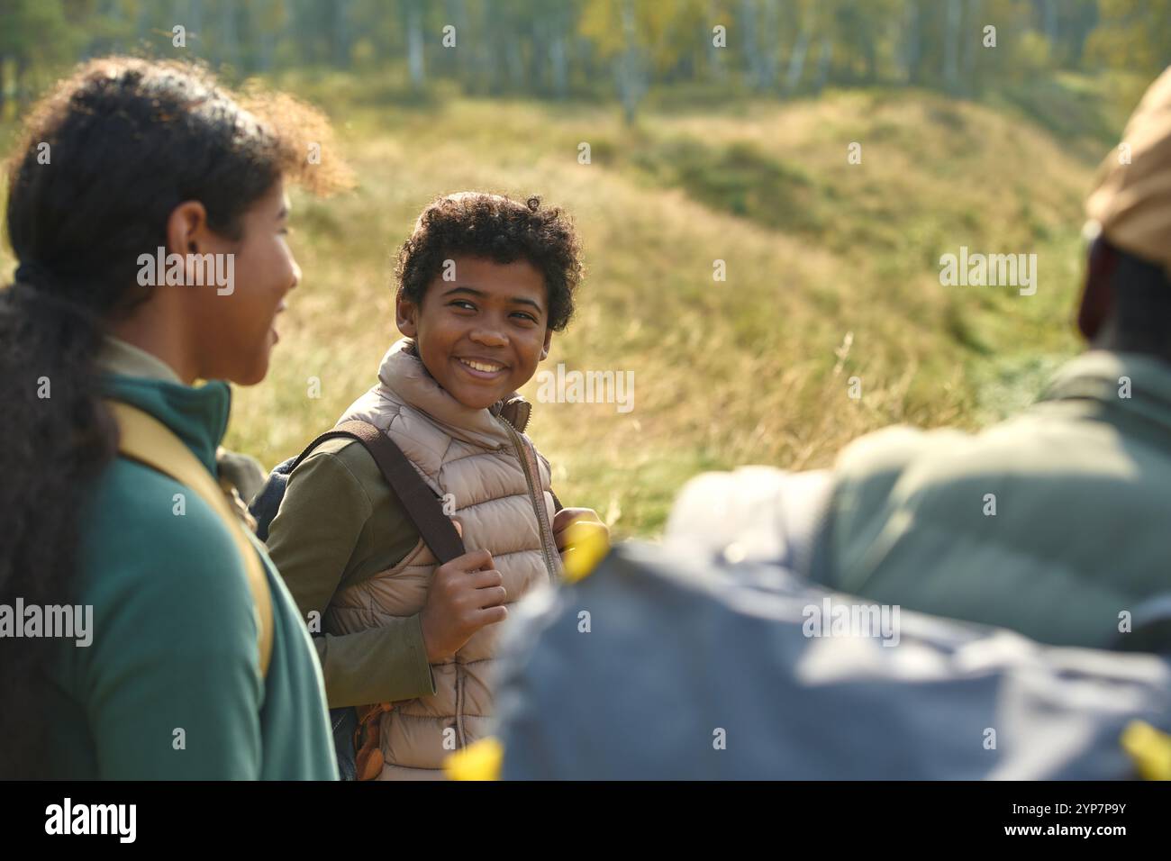 African american boy wearing backpack hi-res stock photography and ...