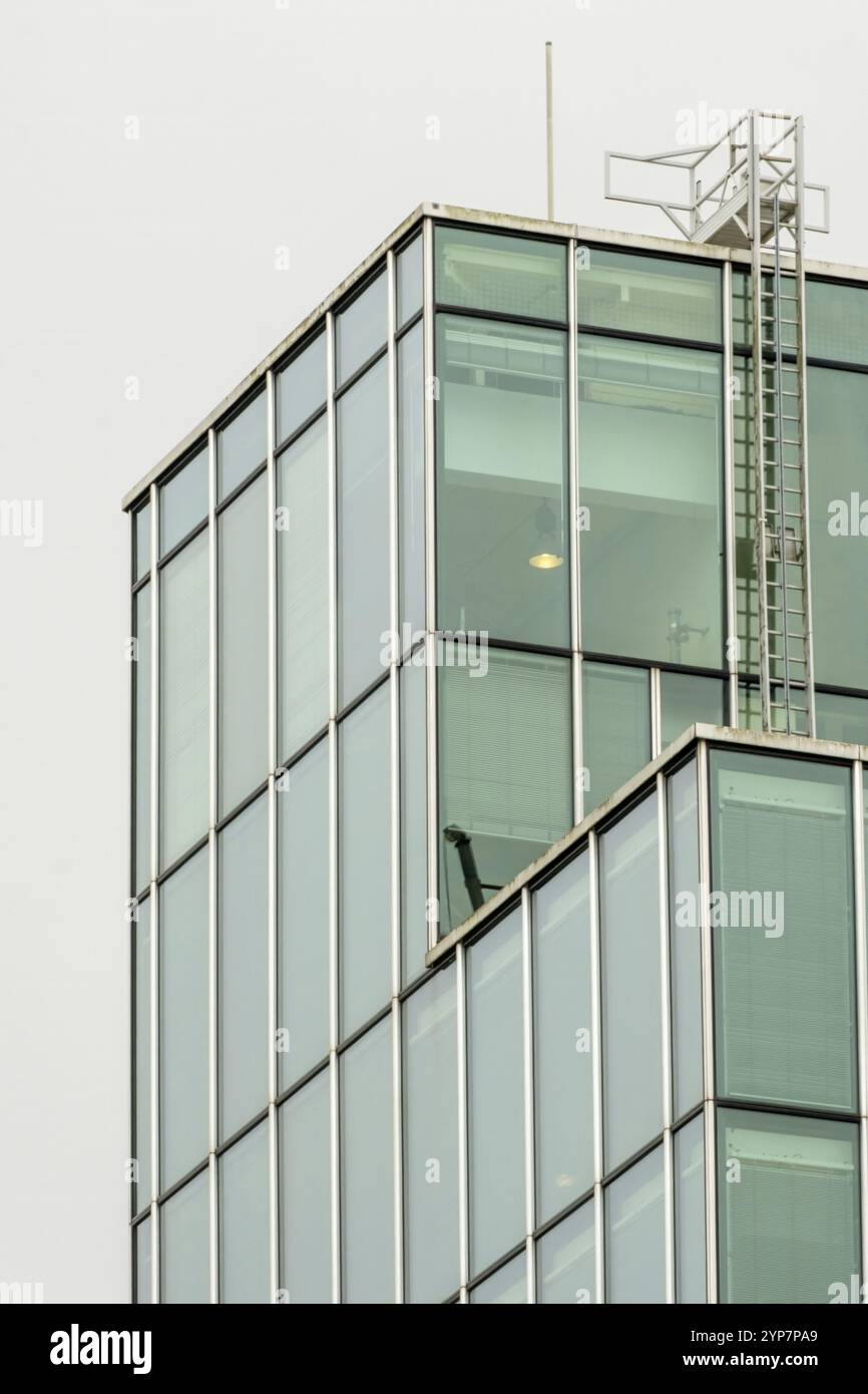 Partial view of the ultra-modern Dutch office towers Stock Photo - Alamy