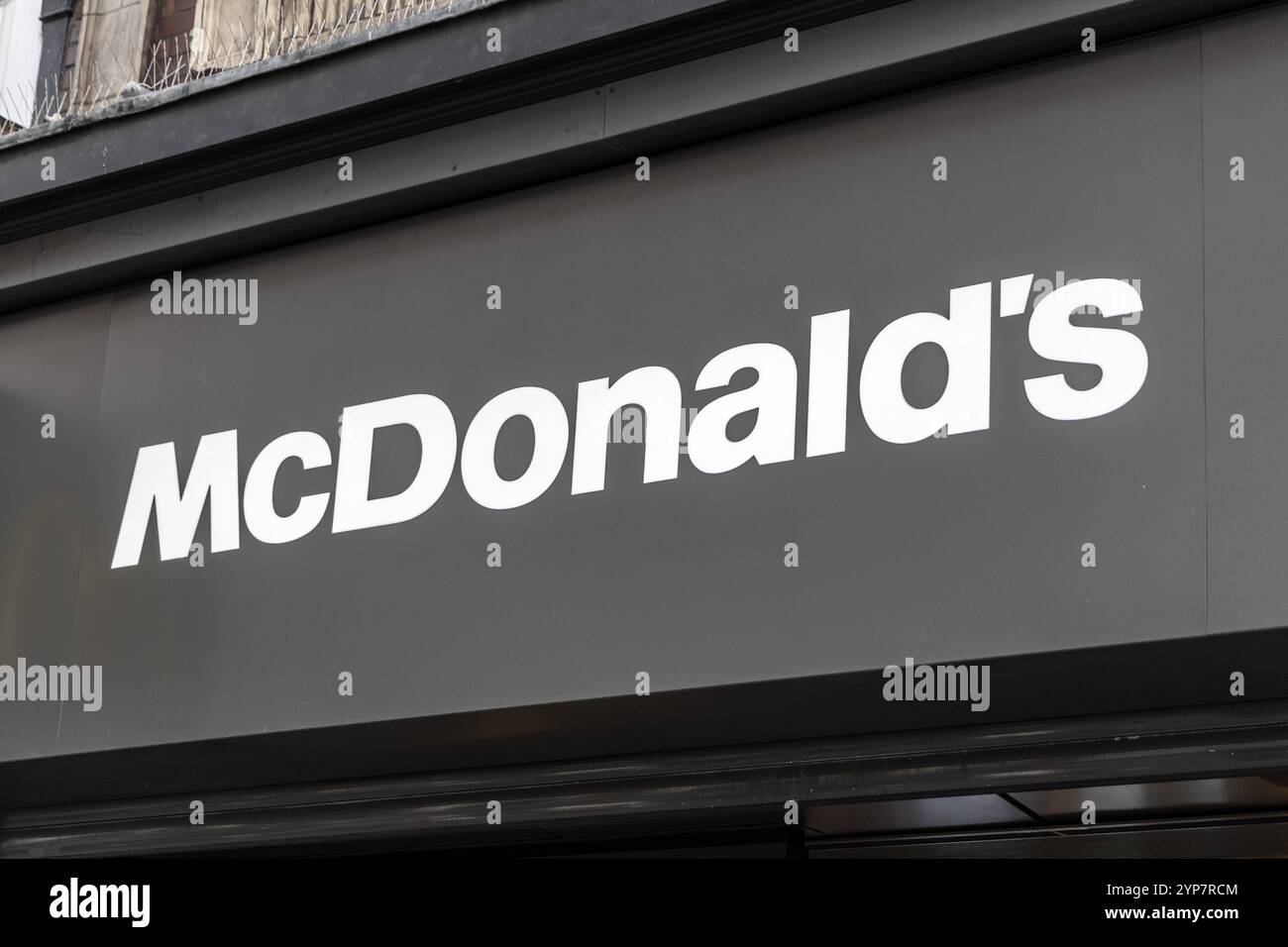 London, UK- September 19, 2024: Iconic McDonald s Restaurant Signage on ...
