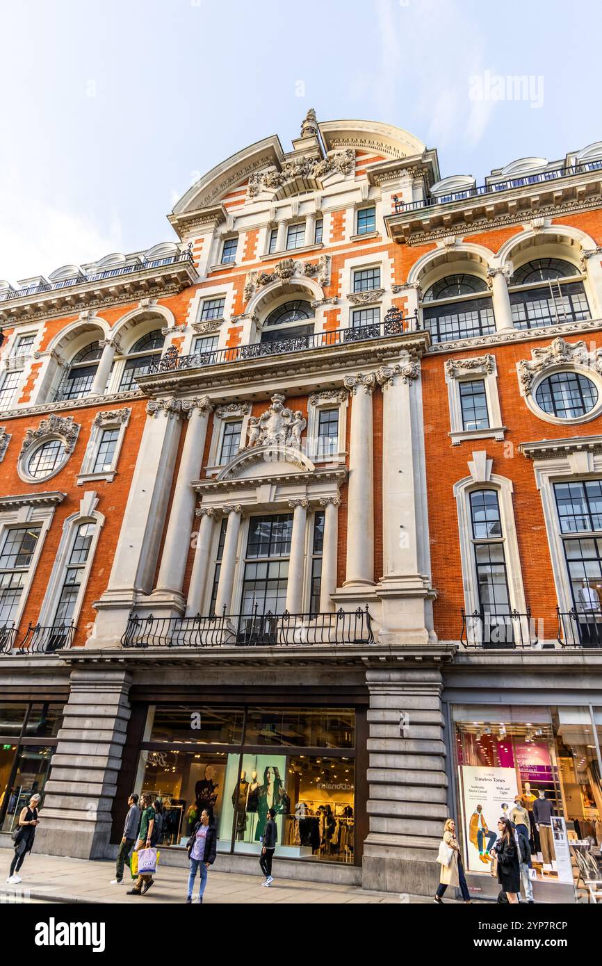 London, UK- September 19, 2024: Elegant Architectural Facade of a ...