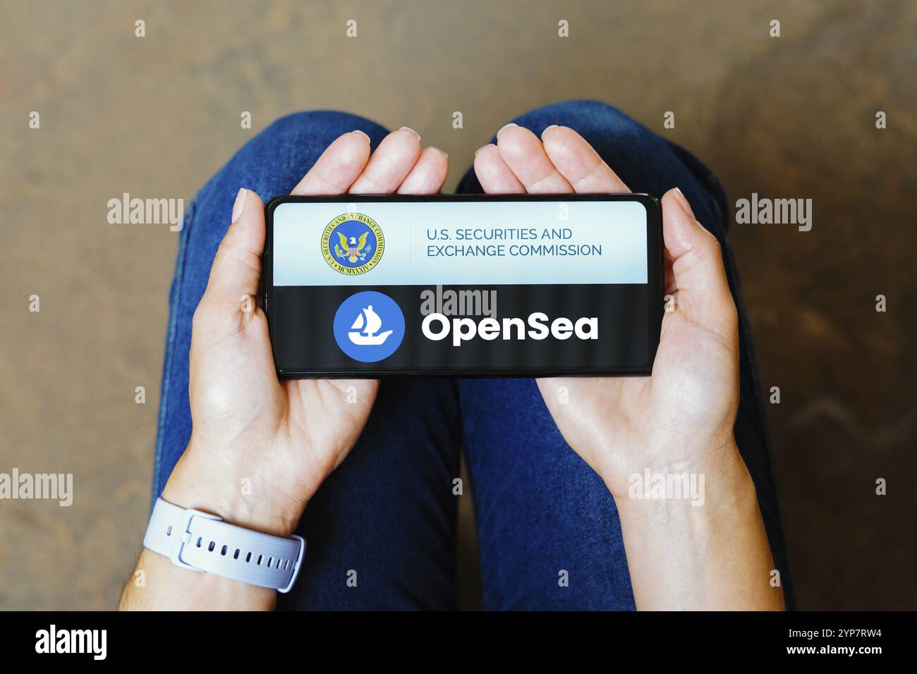 In this photo illustration, the Securities and Exchange Commission (SEC ...