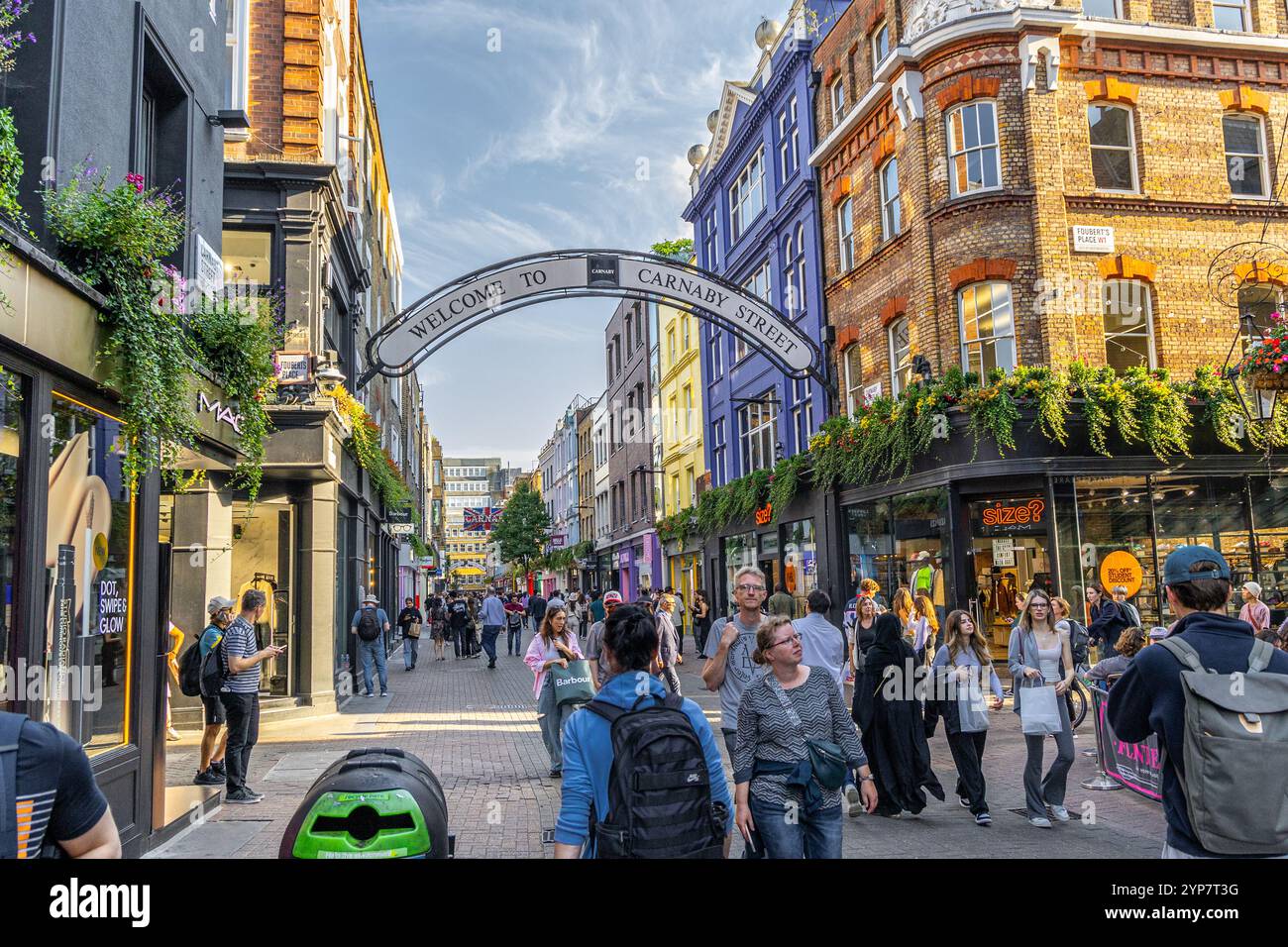London, UK- September 19, 2024: Vibrant Carnaby Street in London s Soho ...