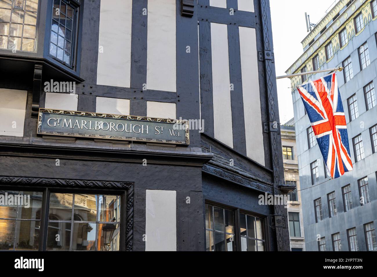 London, UK- September 19, 2024: Liberty London Great Marlborough Street ...