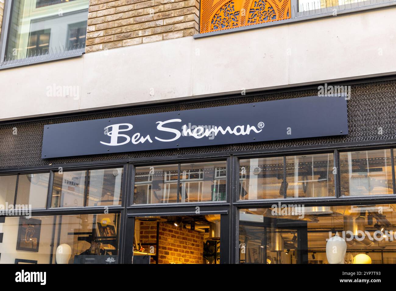 London, UK- September 19, 2024: Sign and shop front of Ben Sherman at ...