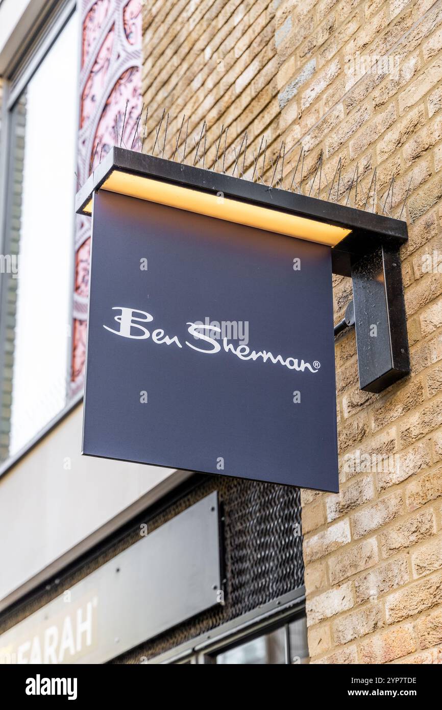 London, UK- September 19, 2024: Sign and shop front of Ben Sherman at ...