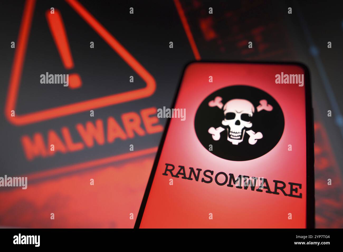 Ransomware is a type of personal data hijacking malware Stock Photo - Alamy