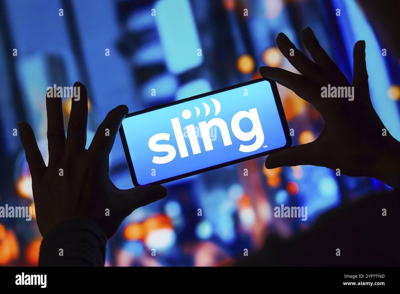 Sling television hi-res stock photography and images - Alamy