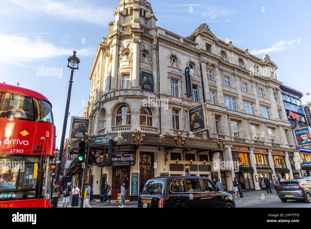 London, UK- September 19, 2024: Gielgud Theatre facade in Londons West ...