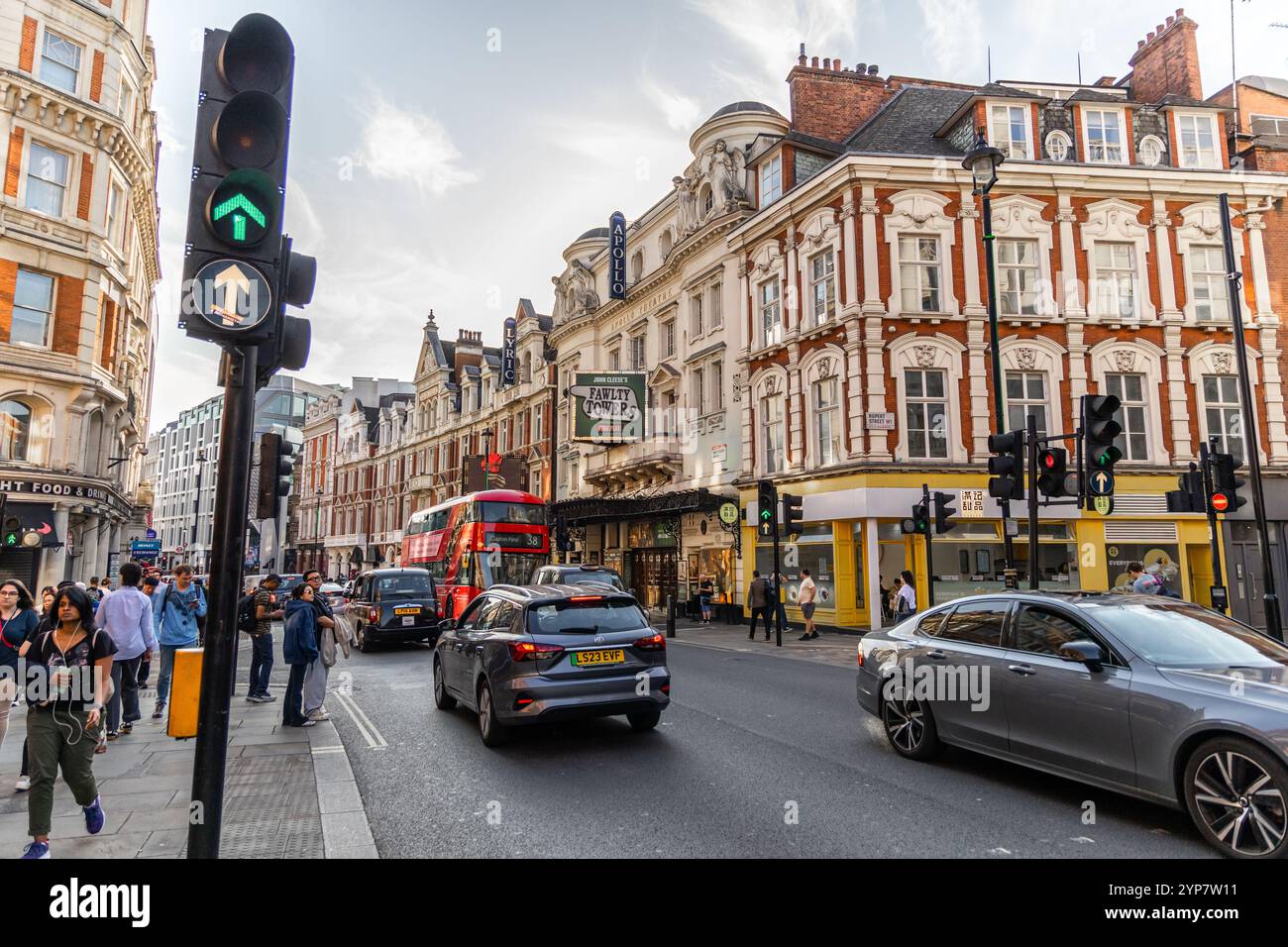 London, UK- September 19, 2024: Busy London street scene featuring ...