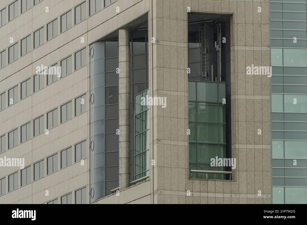 Partial view of the ultra-modern Dutch office towers Stock Photo - Alamy