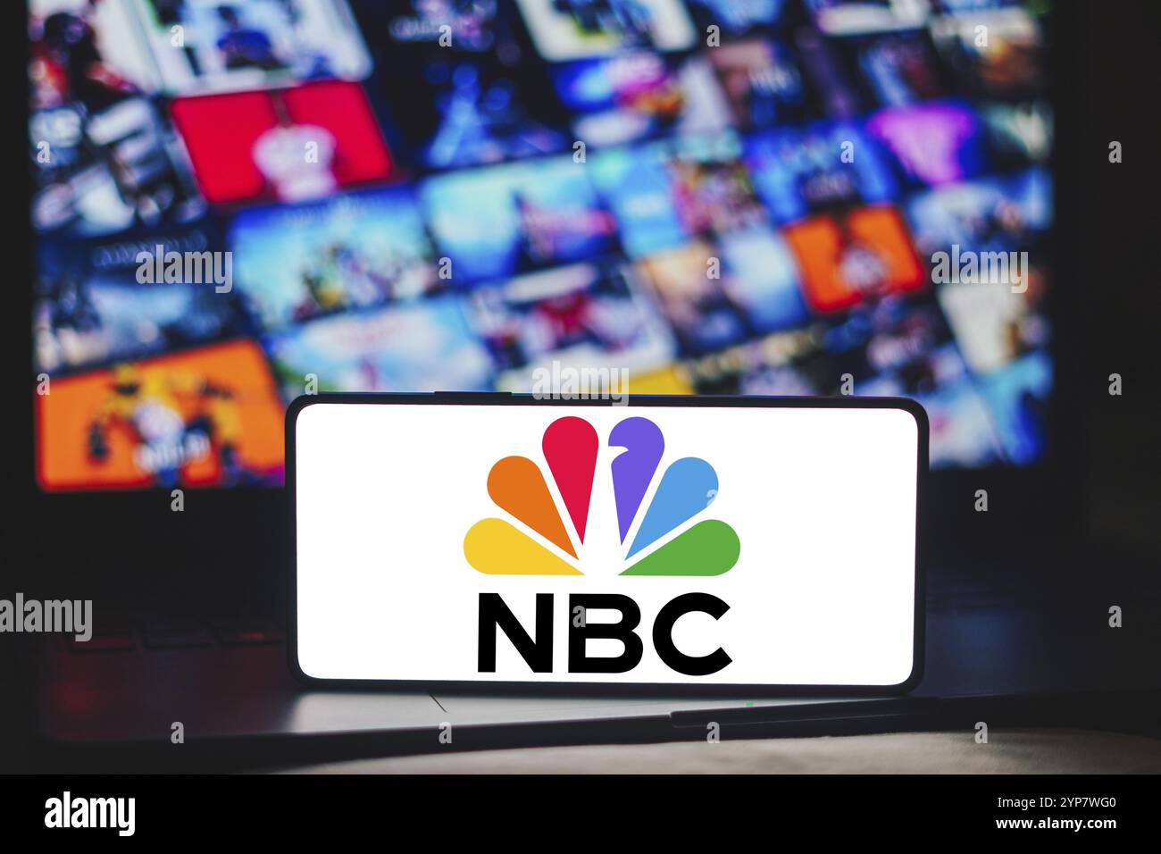 In this photo illustration, the National Broadcasting Company (NBC ...