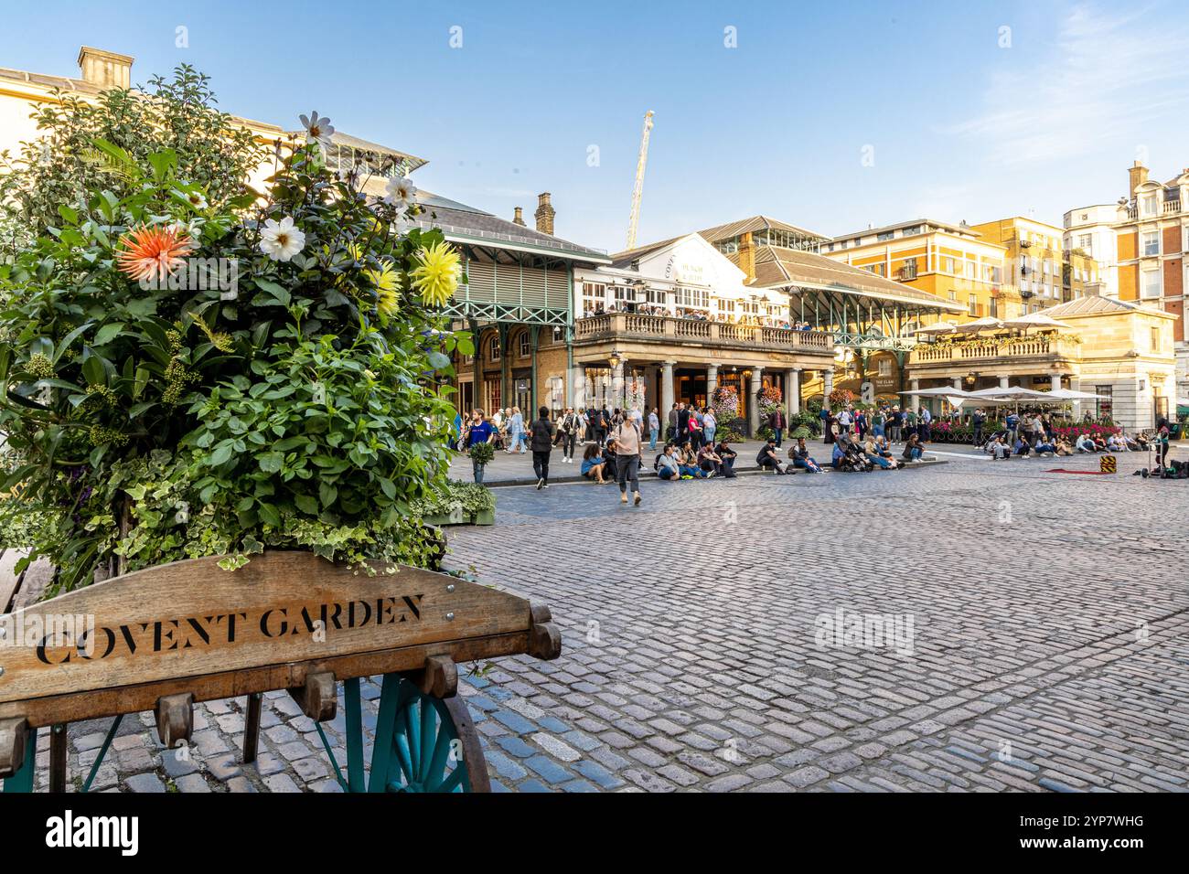 London, UK- September 19, 2024: Covent Garden central square, Londons ...