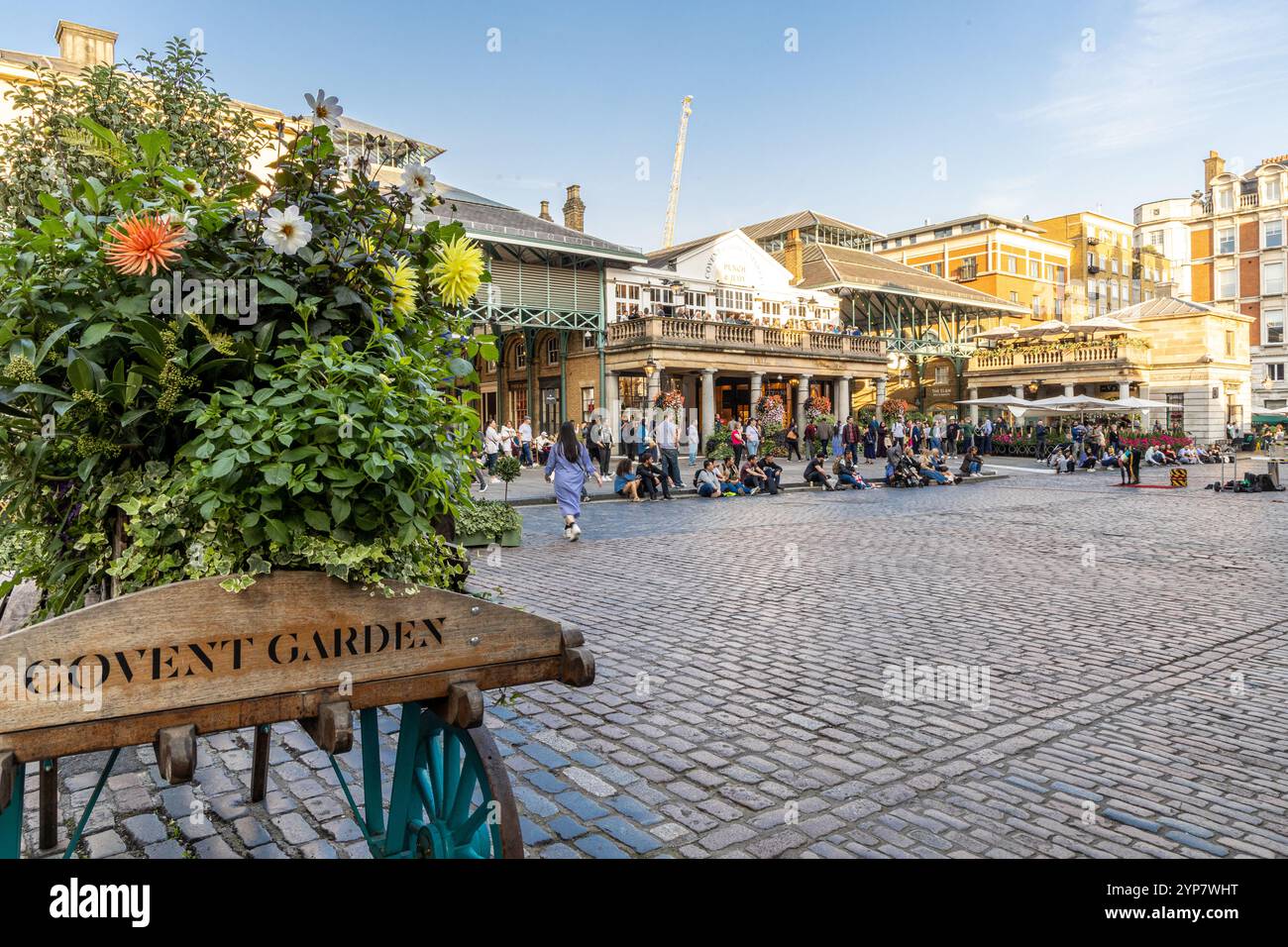 London, UK- September 19, 2024: Covent Garden central square, Londons ...