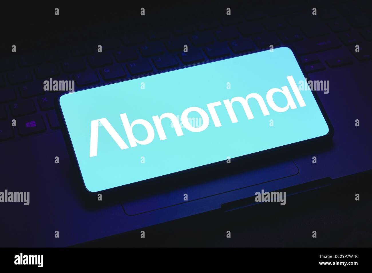 In this photo illustration, the Abnormal Security logo is displayed on ...