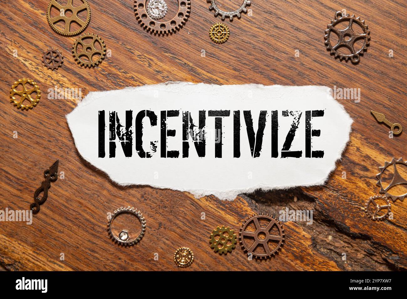 INCENTIVIZE - Hand writing word to represent the meaning of Business ...