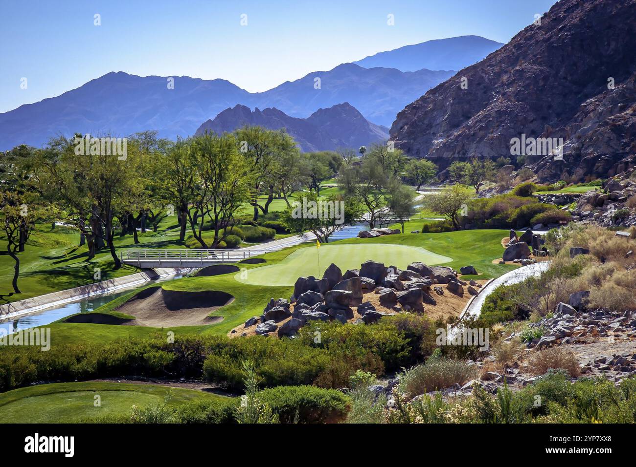 Golf course in Palm Springs, California, usa Stock Photo - Alamy