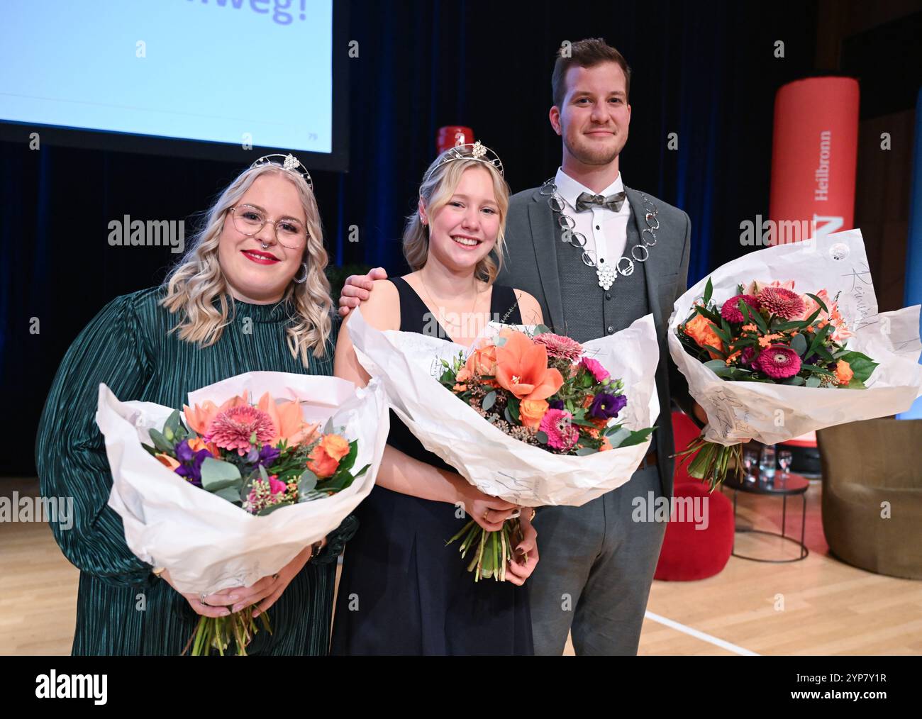 28 November 2024, Baden-Württemberg, Heilbronn: Kim Weißflog (M) from ...