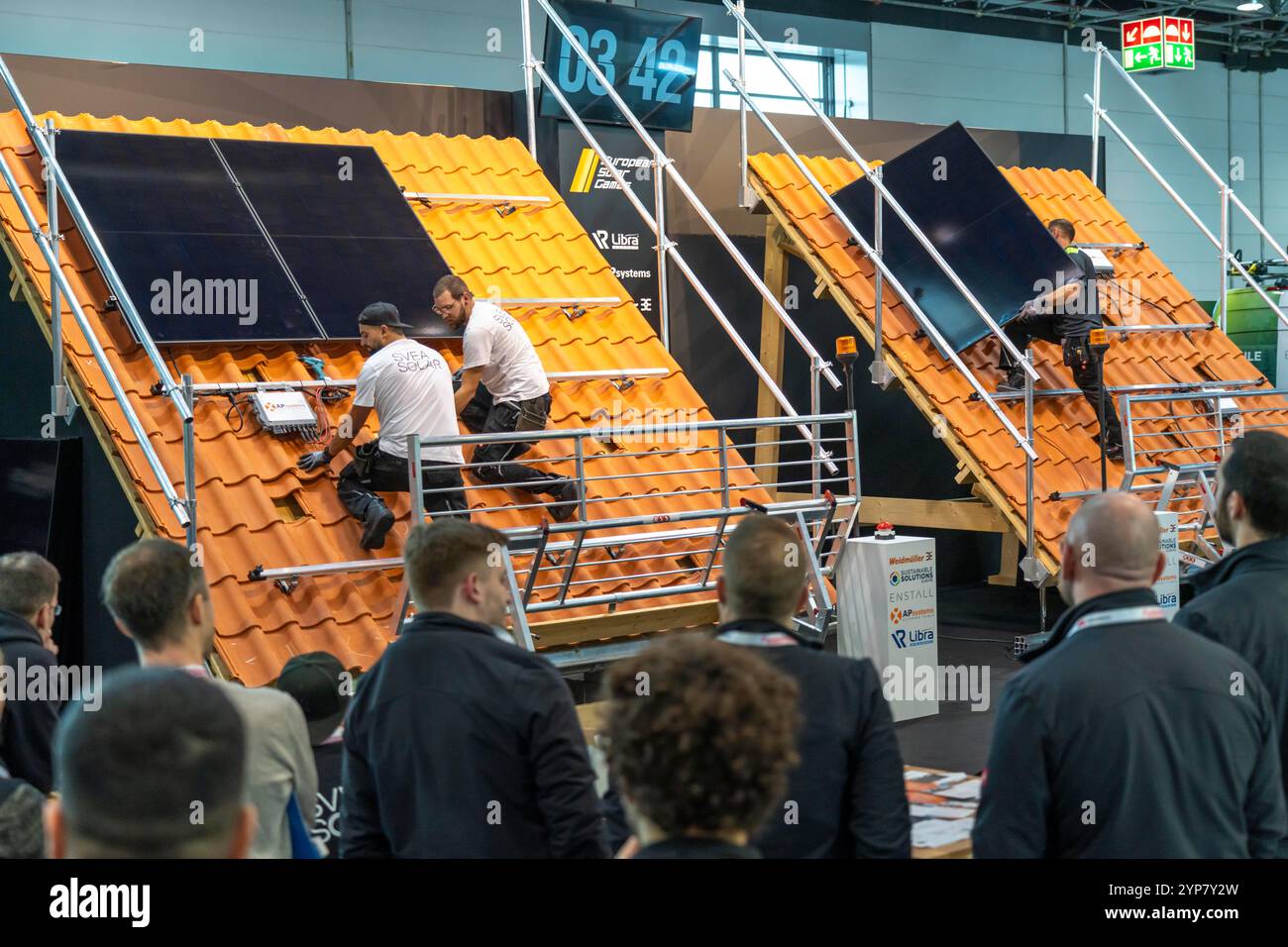 Presentation of the rapid installation of a solar system on a ...