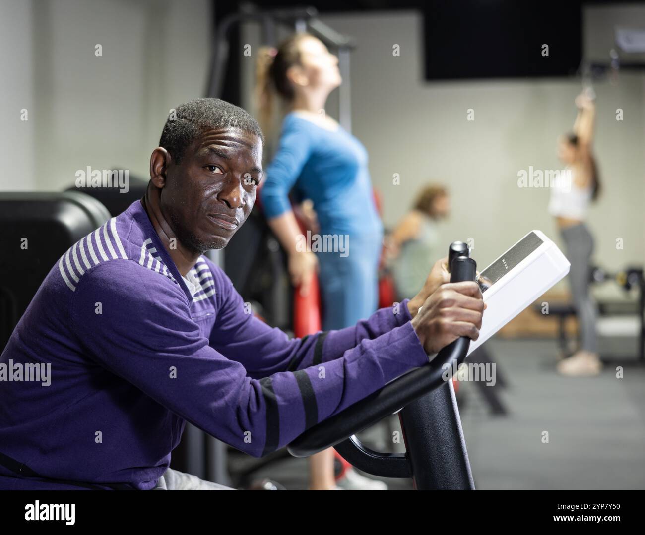 Strong fit african american man hi-res stock photography and images - Alamy