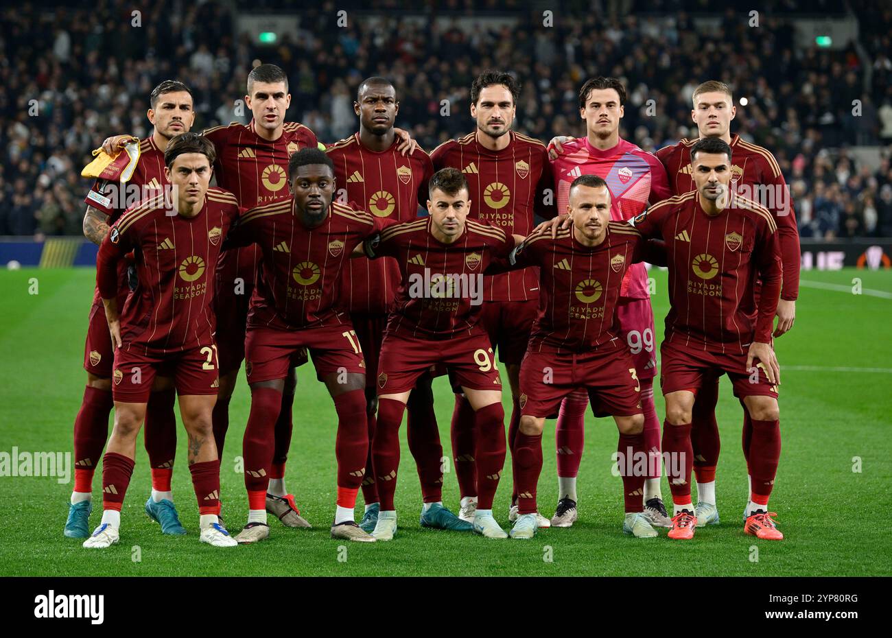 Roma Soccer Team Players